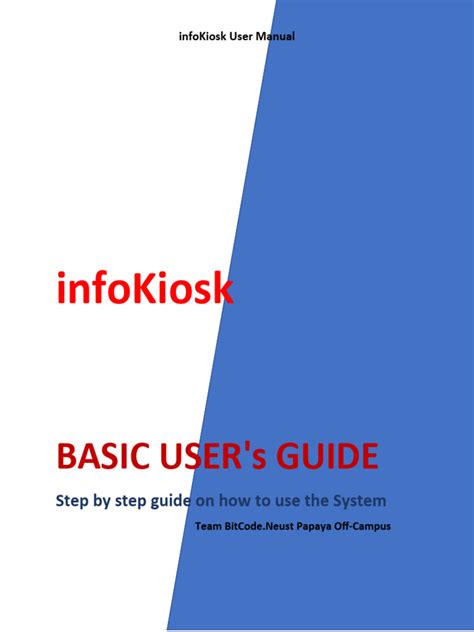infokiosk usermanual 1 pdf qr code user computing