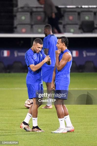05 Jules Kounde 10 Kylian Mbappe During The French Team Football