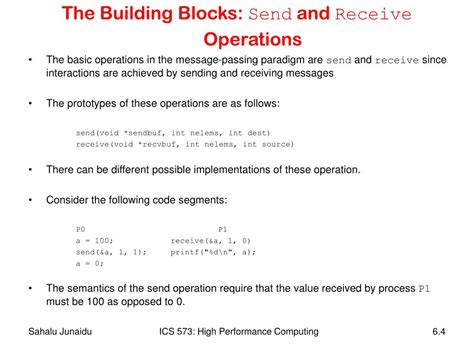 Ppt Programming Using The Message Passing Paradigm Powerpoint Presentation Id4458180