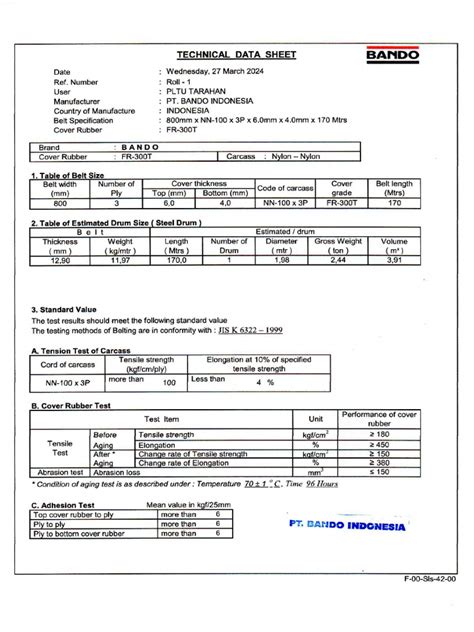 Technical Data Sheet New Pdf