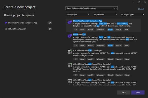 create login page in asp core blazor server using webapi entity