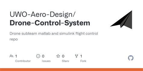 Github Uwo Aero Designdrone Control System Drone Subteam Matlab And Simulink Flight Control Repo