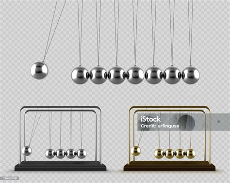 밸런스 볼 뉴턴의 요람 투명한 배경에서 고립된 뉴턴의 요람 스윙 뉴턴의 진자에 대한 스톡 벡터 아트 및 기타 이미지 뉴턴의 진자 시계추 컷아웃 Istock
