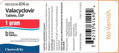 Dailymed Valacyclovir Tablet