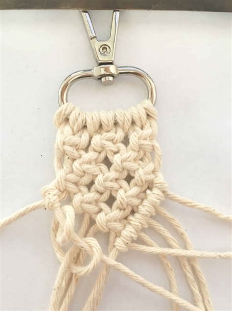 DIY Macrame Keychain Tutorial Crafting On The Fly