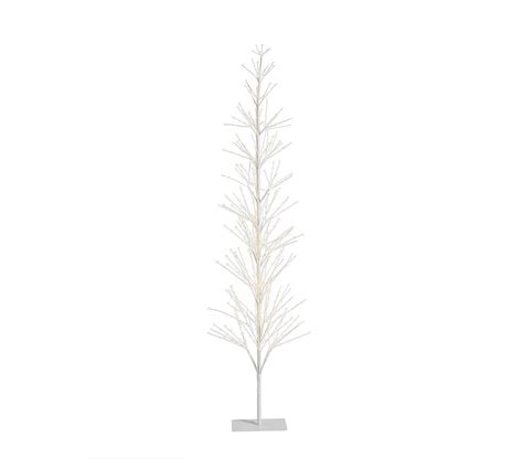 Pre Lit Twinkling Twig Trees Pottery Barn