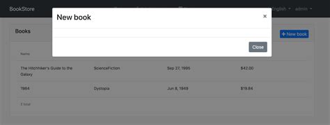 Web Application Development Tutorial Part 3 Creating Updating And Deleting Books Abp