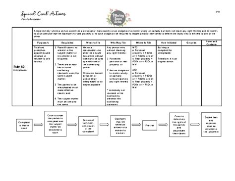 424838348 Special Civil Actions Flowchart Special Civil Actions