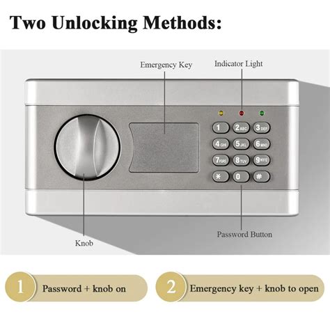 Safe Box 1 0 Cubic Feet Electronic Digital Securit Vicedeal