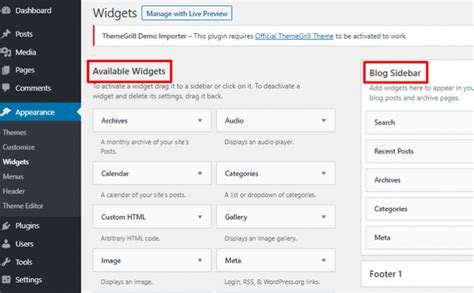 How To Create A Custom Sidebar In Wordpress Beginners Guide