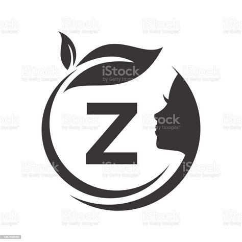 편지 Z 벡터 템플릿에 뷰티 스파 로고 Z 레터 우먼 뷰티 헤어 살롱 스파 여성 뷰티 케어 여성 얼굴 우아함 기호 개념에 대한 스톡 벡터 아트 및 기타 이미지 Istock