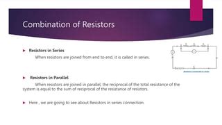 Resistors In Series Pptx