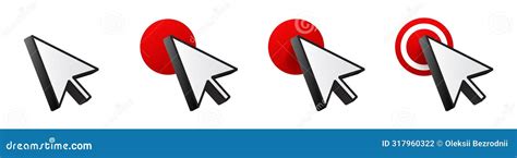 Click Cursor 3d Gold Icon Computer Mouse Pointer Vector Arrow