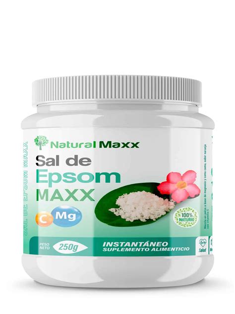Sal De Epsom Sulfato De Magnesio Pote 250 Gr Naturalmaxx