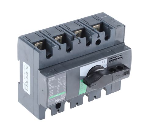 28909 Schneider Electric 4p Pole Isolator Switch 100a Maximum Current 55kw Power Rating
