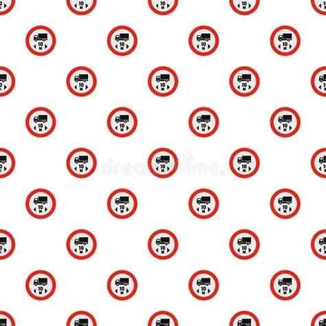 Length Restriction Pattern Seamless Stock Vector Illustration Of