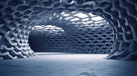 미래지향적인 기하학적 패턴 배경은 3d 렌더링에서 콘크리트 인테리어를 향상시킵니다 테리 배경 빈 벽 배경 콘크리트 인테리어 배경 이미지 Hd 테리 빈 벽