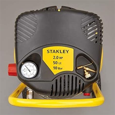 Stanley Air Compressor With 50l Vertical Tank Oil Free And 20hp Motor