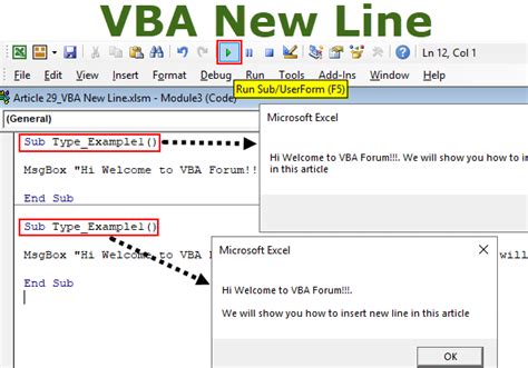 How To Insert New Line In Excel Vba Design Talk