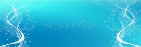 Digits Abstract Background With Connected Line And Dots Web Cover Digital Neural Networks