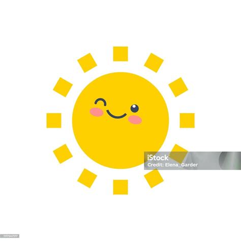 행복 재미 미소 태양입니다 귀여운 햇빛 아이 얼굴입니다 사람 얼굴에 대한 스톡 벡터 아트 및 기타 이미지 사람 얼굴 태양 하늘 햇빛 Istock