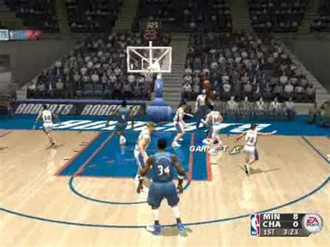 Nba Live 2004 Charlotte Bobcats Vs Minnesota Q1 Youtube