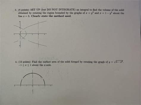 solved 3 8 points set up but do not integrate an