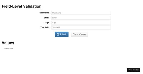 Redux Form Field Level Validation Codesandbox