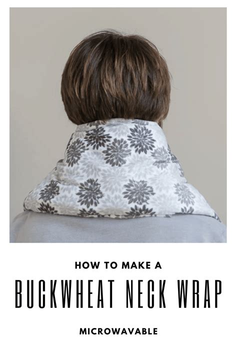 Diy Heated Neck Wrap With Buckwheat And Lavender · Nourish And Nestle