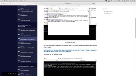 how to fetch data from a rest api in a react native mac app newline