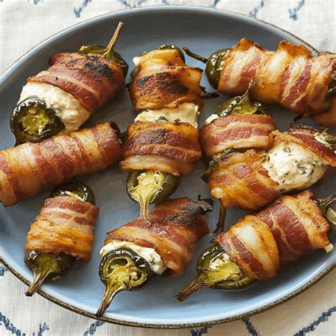 Bacon Wrapped Jalapeno Poppers