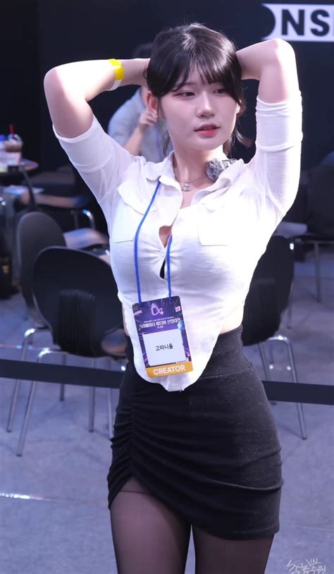 고라니율 아파트 챌린지 오피시룩 가슴골 후방주의 짤티비 JJTV KR