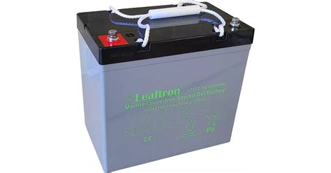 Leaftron 12v 55ah Ciklikus GÉl Akkumulátor Ltg12 55