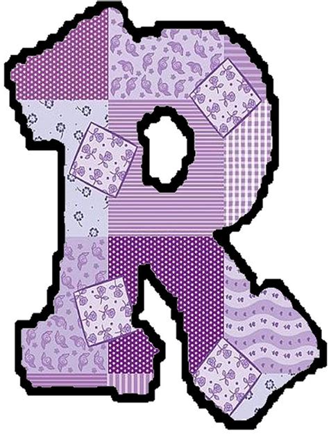 Patchwork Alphabet Printable Letters