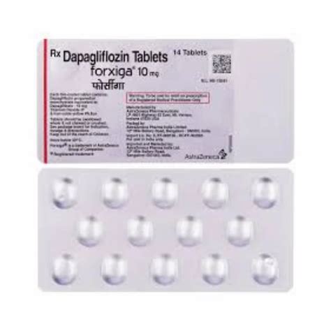 10mg Forxiga Dapagliflozin Tablets At ₹ 572strip Anti Diabetes Drug In Bengaluru Id