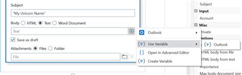 variables not showing under use variables new to uipath something