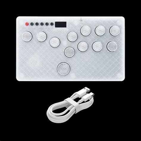 Flatbox Arcade Fight Stick Mini Hitbox Buttons Style Swap Kailh Switch