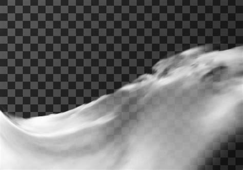 바람 불기 또는 먼지 스프레이 화려한 흰 연기 분말 또는 물 방울 흔적 흐름 미스트 스모키 스트림 김이 나는 화학 제품