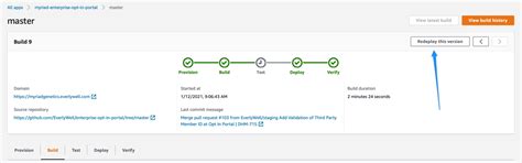 Aws Console Has Broken Pages For Projects With Unsuccessful Builds