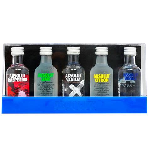 Vodka Absolut Mini Pack 5 50ml Roma Shopping Seu Destino Para