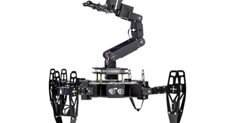 Raspberry Pi Quadruped Spider Like Educational Robot Kit AI Computer Vision Available At