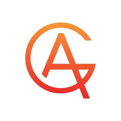 Premium Vector Ga Logo Design