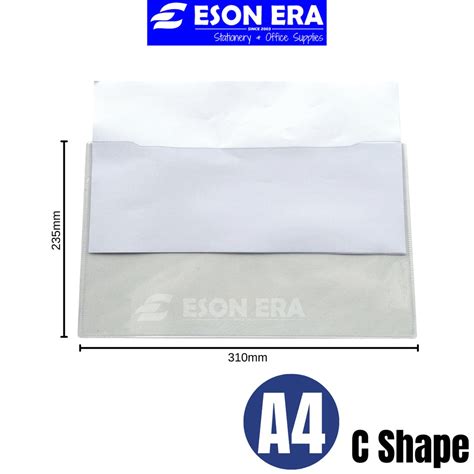 A4 Clear Folder 24pcs Pack A4 PVC Document Clear Holder Bundle Pack L Shape U Shape C