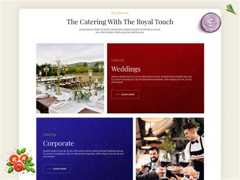 Food Catering Website By Mohammad Ashif Ui Ux And Product Designer On Dribbble