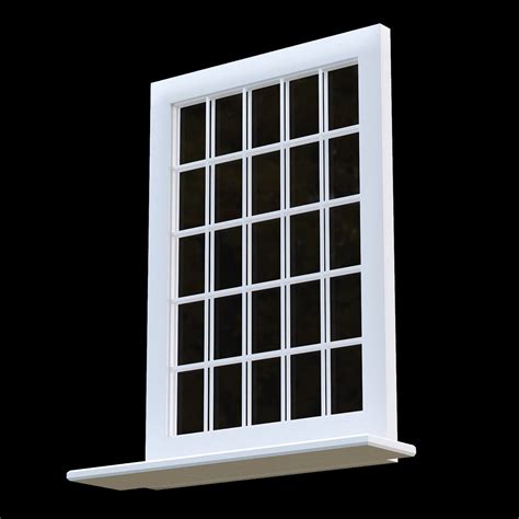 A Window With A Complex Binding 3d Model By Artdeco 3d