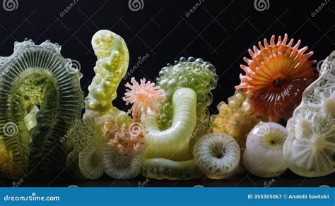 Evolving Bacteria Exhibit Diverse Shapes And Colors In A Sequence Highlighting Microbial Life