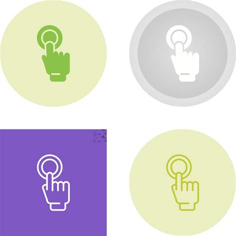 Push Button Vector Icon 40779605 Vector Art At Vecteezy