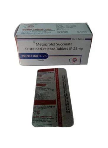 Winlomet 25 Metoprolol Succinate Sustained Release Tablet At ₹ 375box Met Xl Tablet In