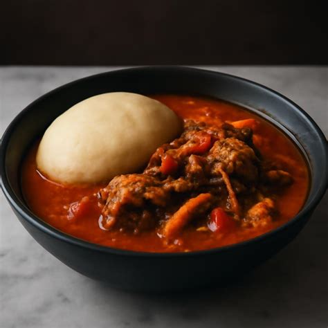 Ghanaian Fufu And Groundnut Soup Recipe