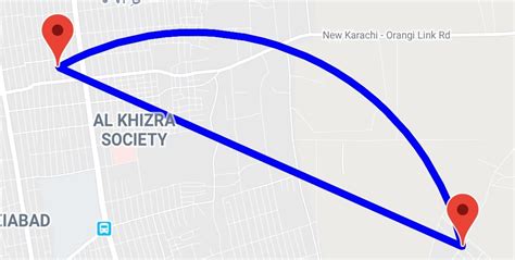 Can I Draw A Curved Dashed Line In Google Maps Android Stack Overflow